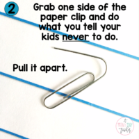 Paper Clip Tutorial - A Teeny Tiny Teacher