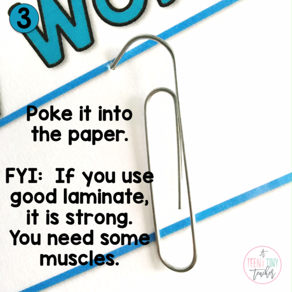 Paper Clip Tutorial - A Teeny Tiny Teacher