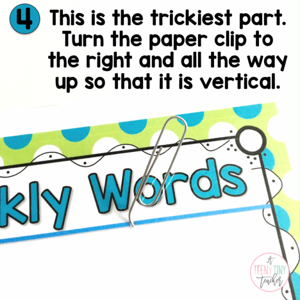 Paper Clip Tutorial - A Teeny Tiny Teacher