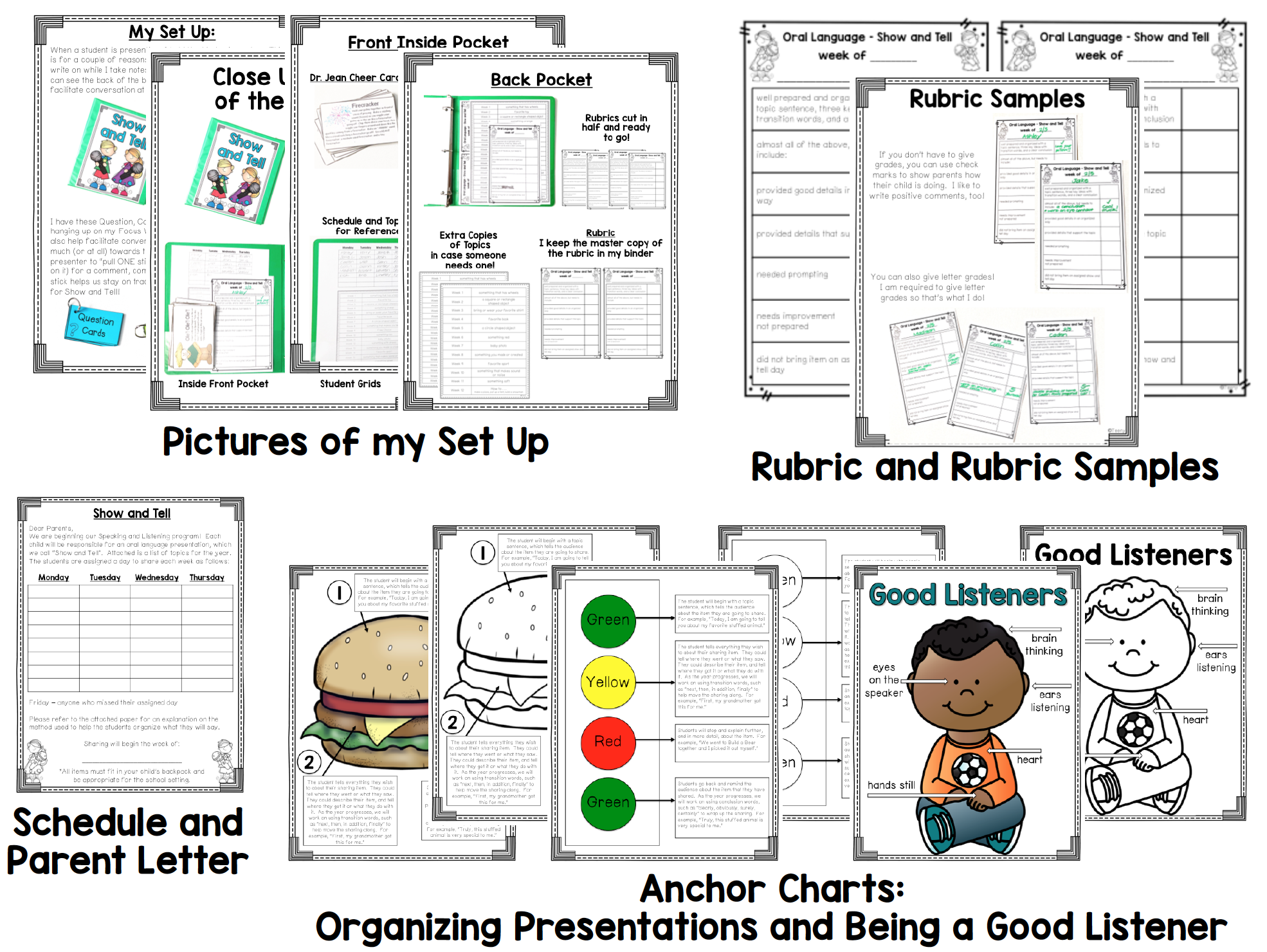 Show and Tell {A Speaking and Listening Program} - A Teeny Tiny Teacher