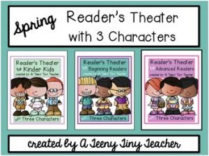 Reader's Theater with 3 Characters {Spring Bundle} - A Teeny Tiny Teacher